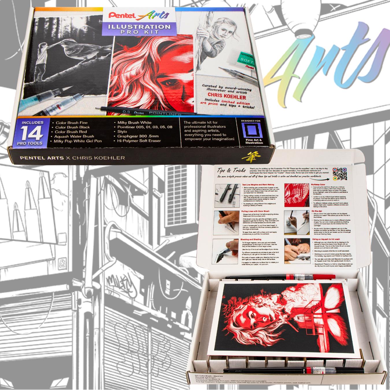 Pentel Arts Pro Kits - Buy Pentel Arts Pro Kits at Pentel.com – Pentel ...