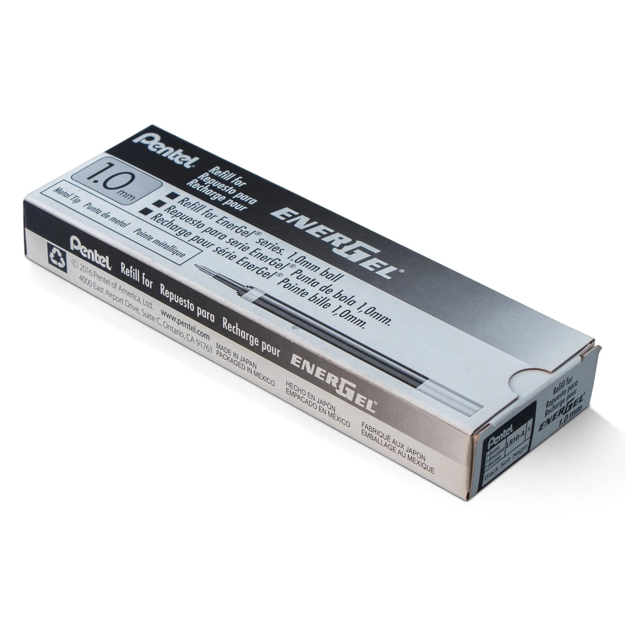 EnerGel Liquid Gel Pen Refill, 1.0mm, Box of 12 Refills - Shop at ...