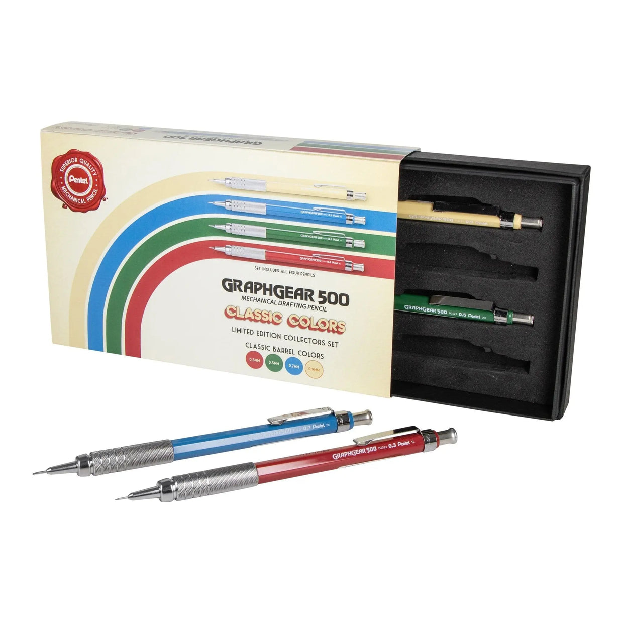 GraphGear 500 Mechanical Pencil Classic Colors Box Set - Shop at ...