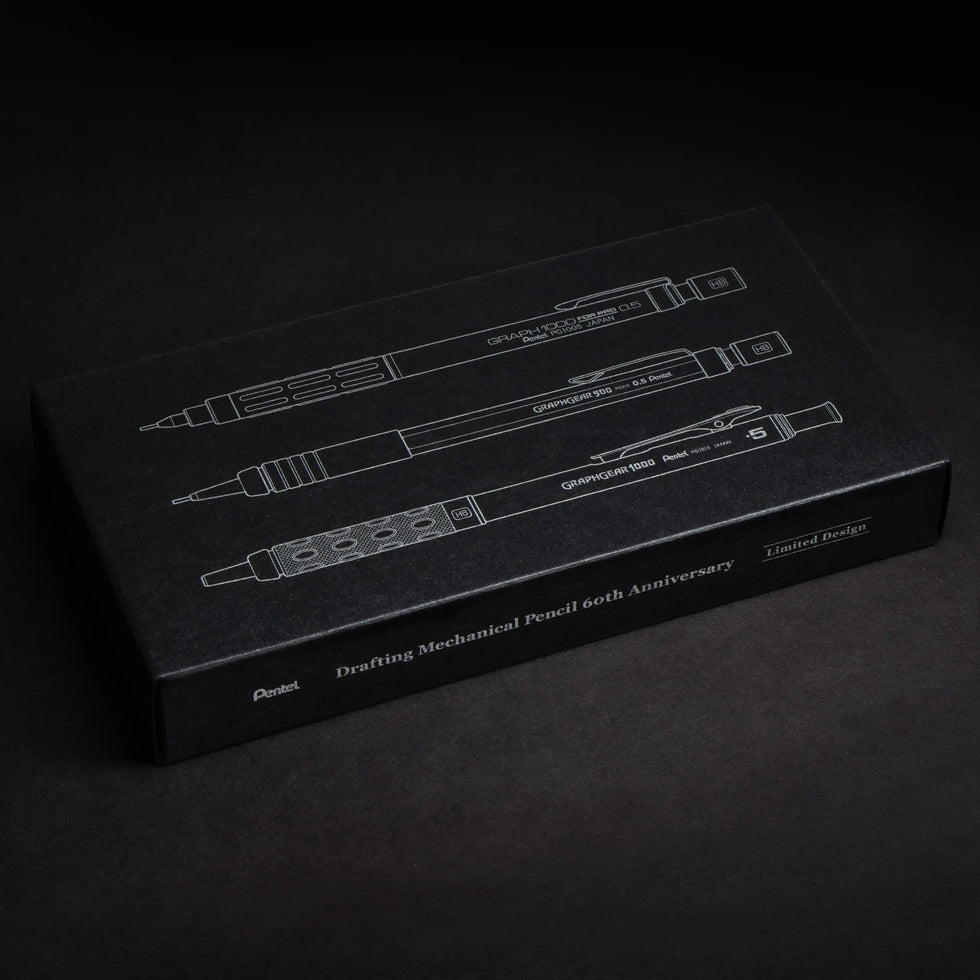 Pentel GraphGear/Graph Black Edition, Mechanical Drafting Pencils ...