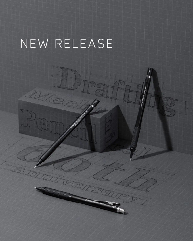 Pentel GraphGear/Graph Black Edition, Mechanical Drafting Pencils ...