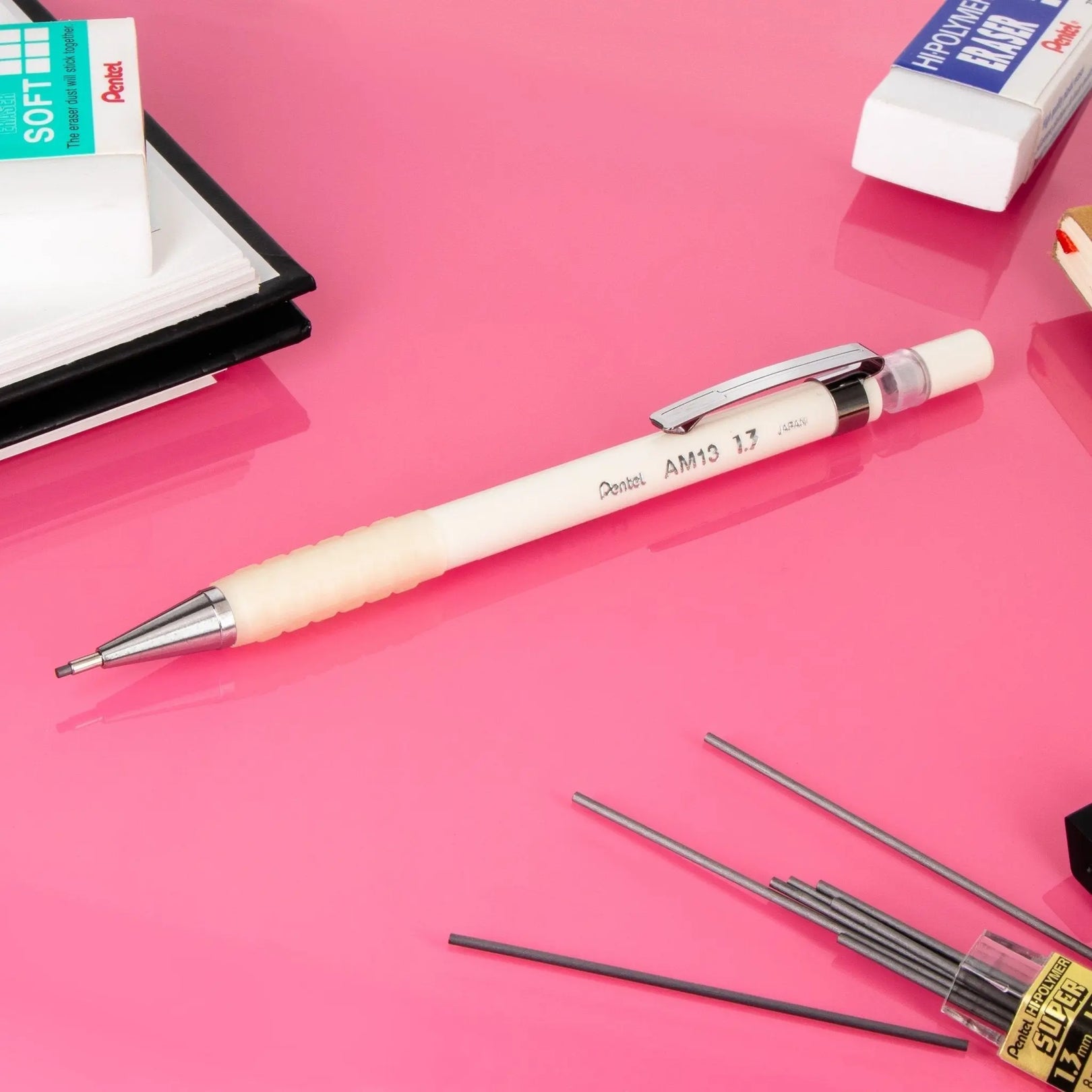 Sharp 1.3mm Mechanical Pencil, Purple Pastel Barrel, with Lead Refill ...